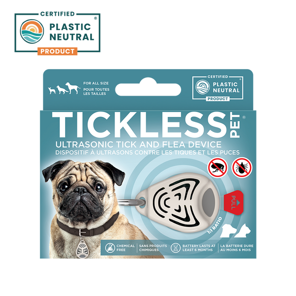 TICKLESS® Pet - Chemical-free, ultrasonic tick and flea device for pet ...