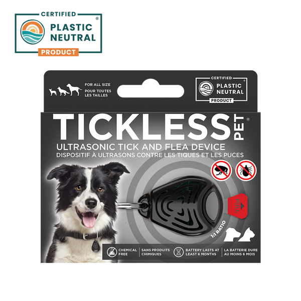 TICKLESS® Pet - Chemical-free, ultrasonic tick and flea device for pet ...