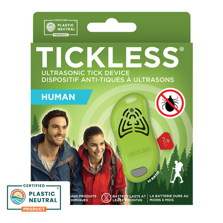 TICKLESS® ECOHuman - Chemical-free, ultrasonic tick device in biodegra – TicklessUSA