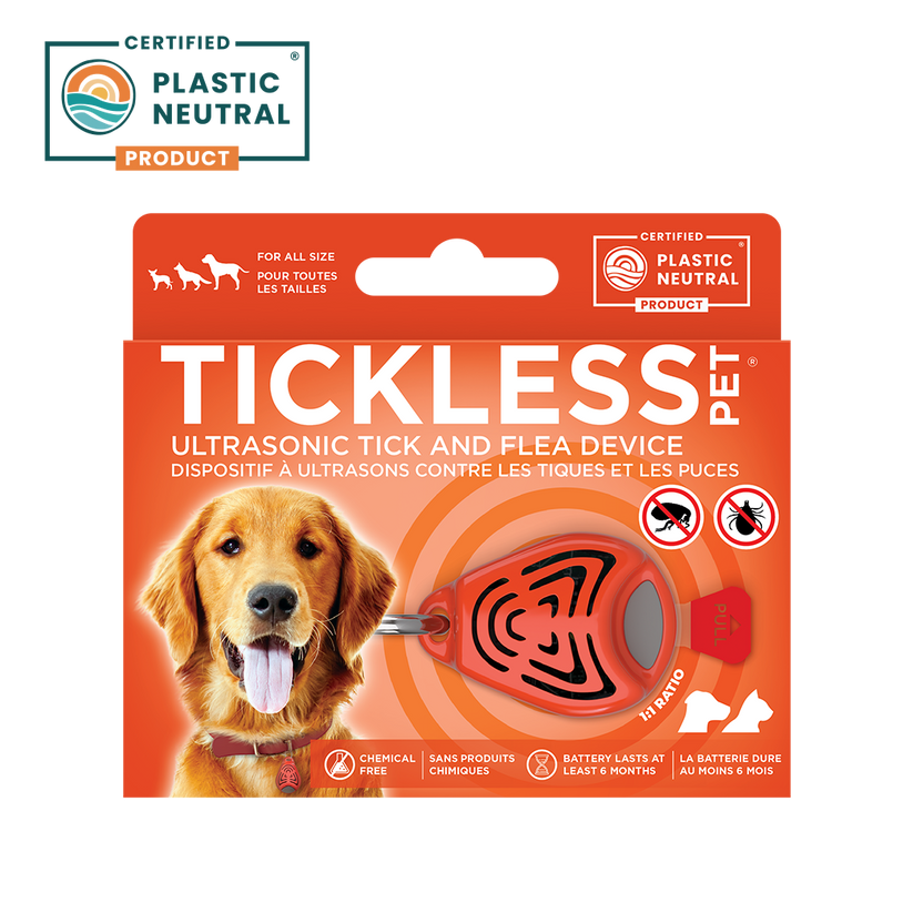 TICKLESS® Pet - Chemical-free, ultrasonic tick and flea device for pet ...