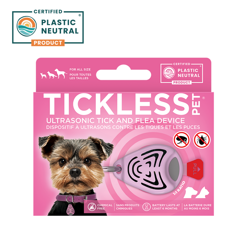 TICKLESS® Pet - Chemical-free, ultrasonic tick and flea device for pet ...