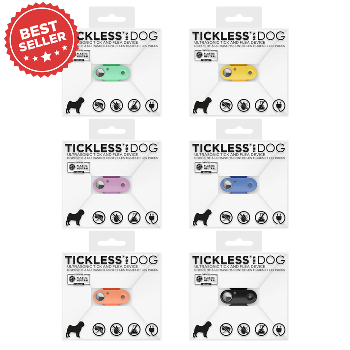 TICKLESS® Mini Dog - Chemical-Free, ultrasonic tick and flea device, r ...