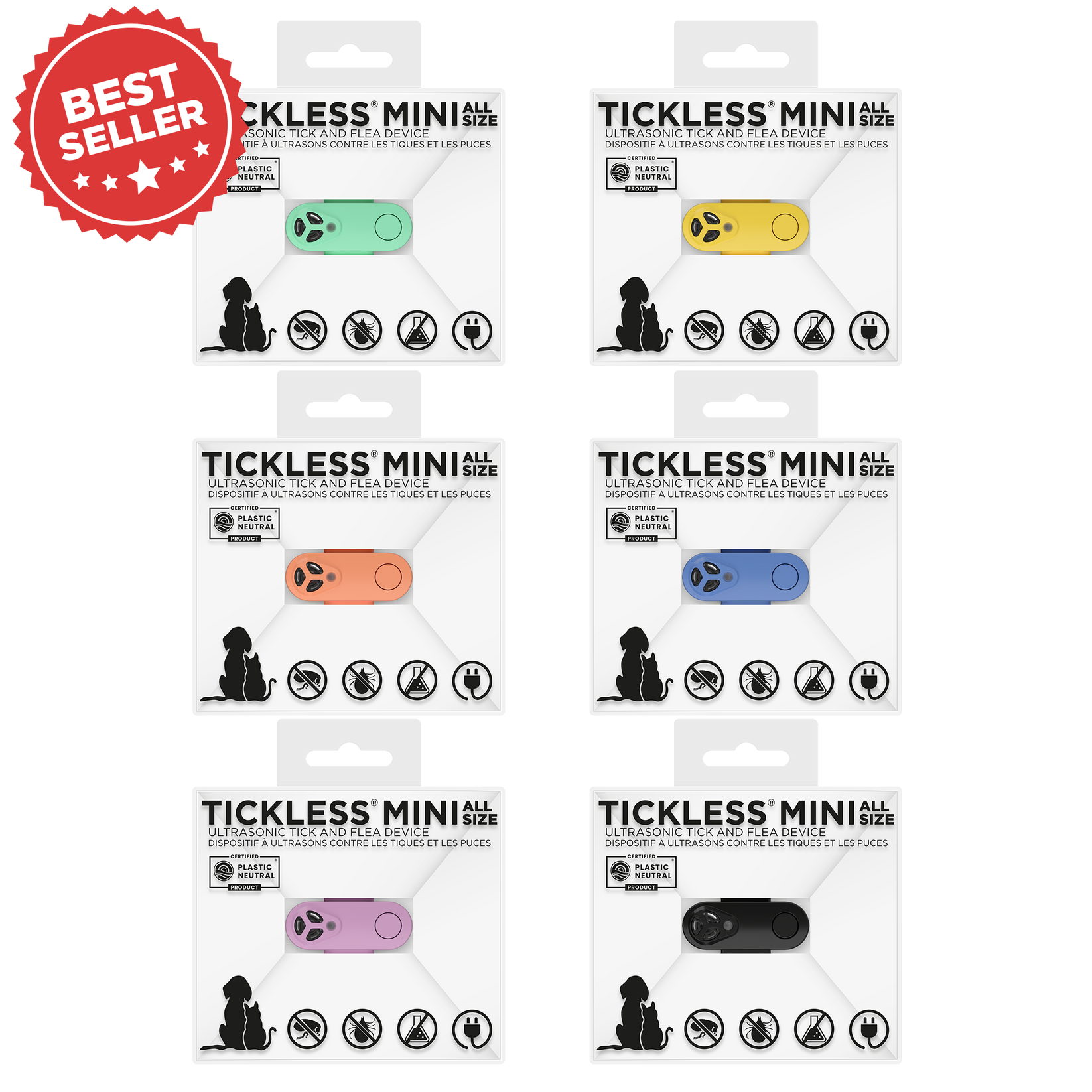 New** TICKLESS® Mini Chemical-free tick and flea device, rechargeable ...